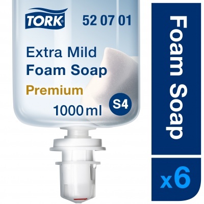 Muilas putomis Tork Premium Extra Mild S4, 1000ml, 520701